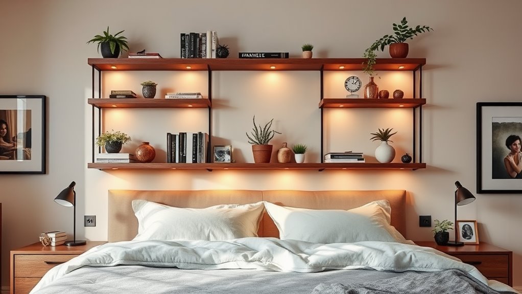 Creative Shelf Over Bed Ideas to Turn a Plain Wall Into a Stylish Focal ...