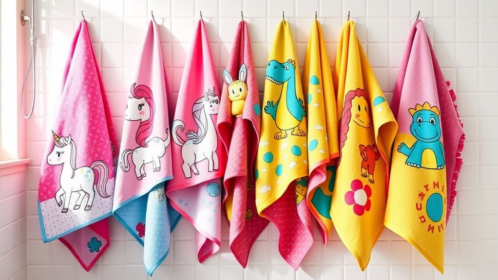 Which Towels Are Best for Kids’ Bathrooms? 15 Colorful Cartoon Picks
