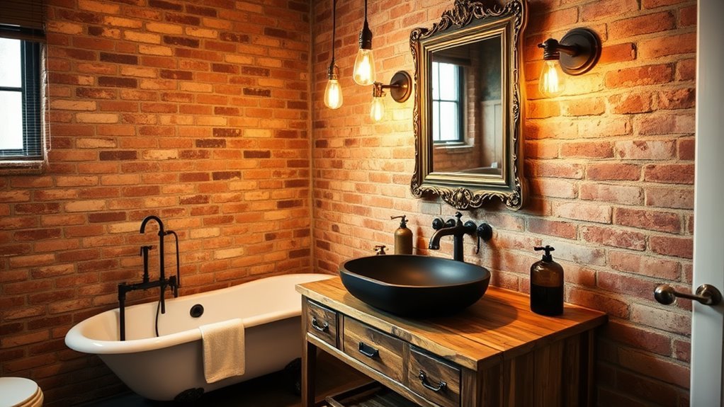 Rustic Meets Industrial Bathroom Decor Ideas for a Unique, Creative Look