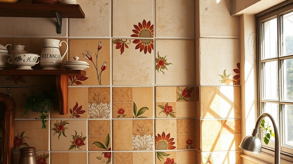 Rustic Kitchen Wall Tile Designs for a Warm, Inviting Look