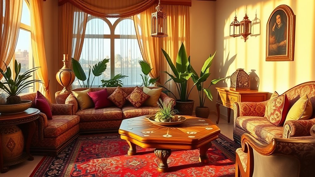 Arabic Home Decor Ideas for a Warm and Stylish Living Room