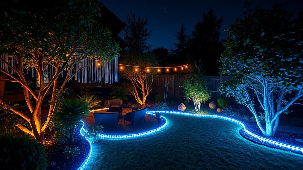 Outdoor LED Strips Ideas to Light Up Your Yard