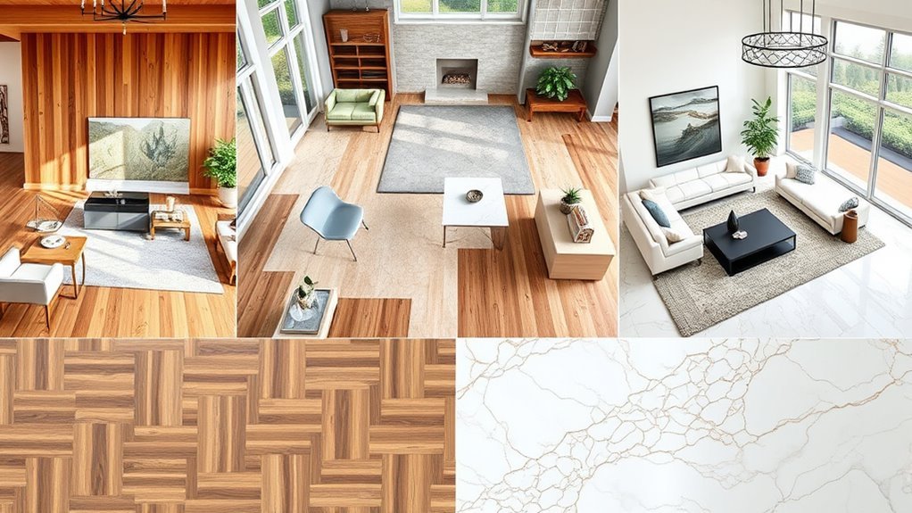 Versatile Living Room Flooring: 40 Options for Every Style