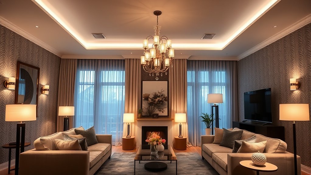 32 Living Room Lighting Options for Creating the Perfect Ambiance