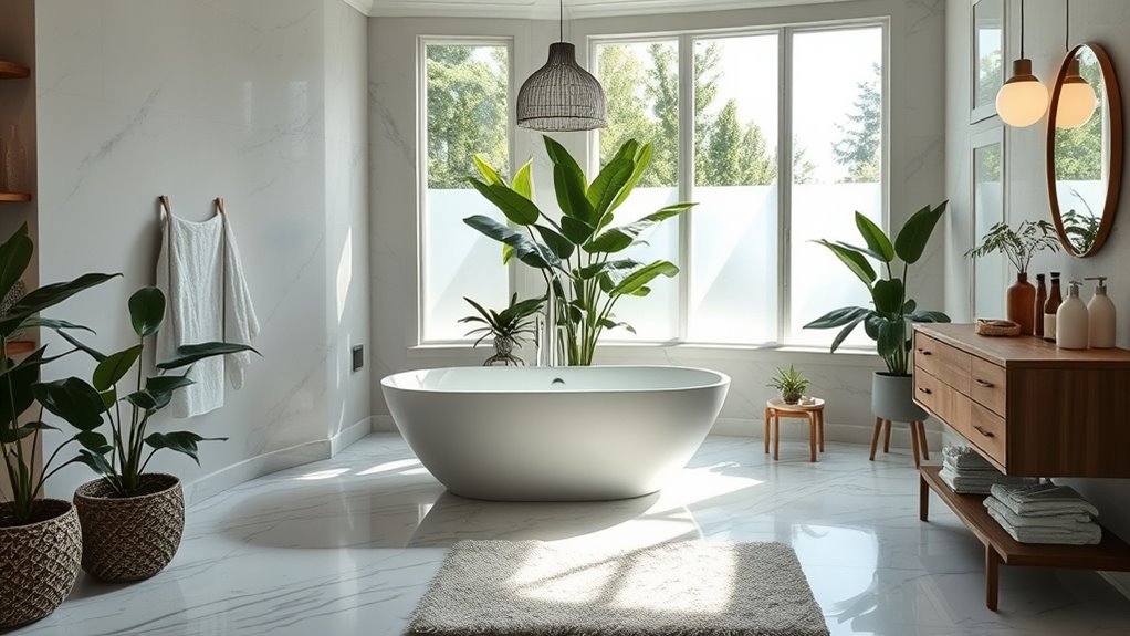 Wondering How to Create a Modern Yet Relaxing Bathroom? See These 40 ...