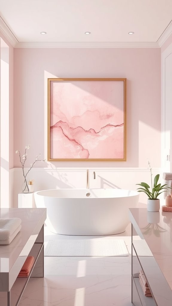 How Can You Use Light Pink Wall Art Ideas? 40 Soft and Stylish Looks ...