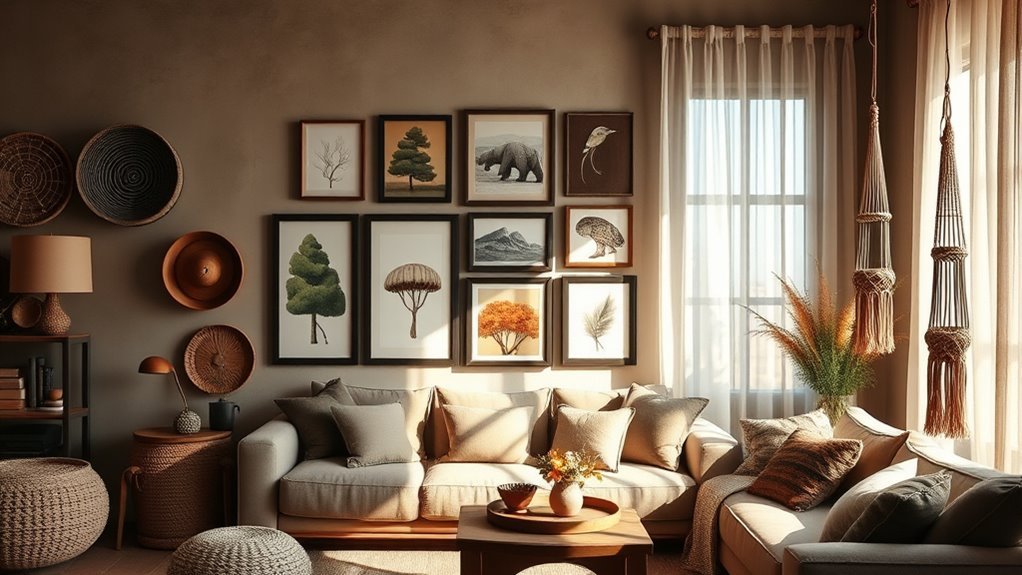 40 Brown Wall Decor Ideas Natural Textured Wall Styling Tips