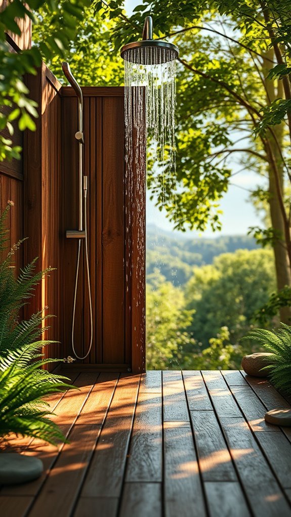 Rustic Outdoor Shower Ideas for Creating a Relaxing, Natural Retreat