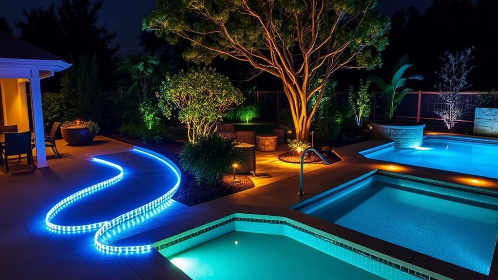 LED Strip Lighting Ideas to Illuminate Your Yard Beautifully at Night