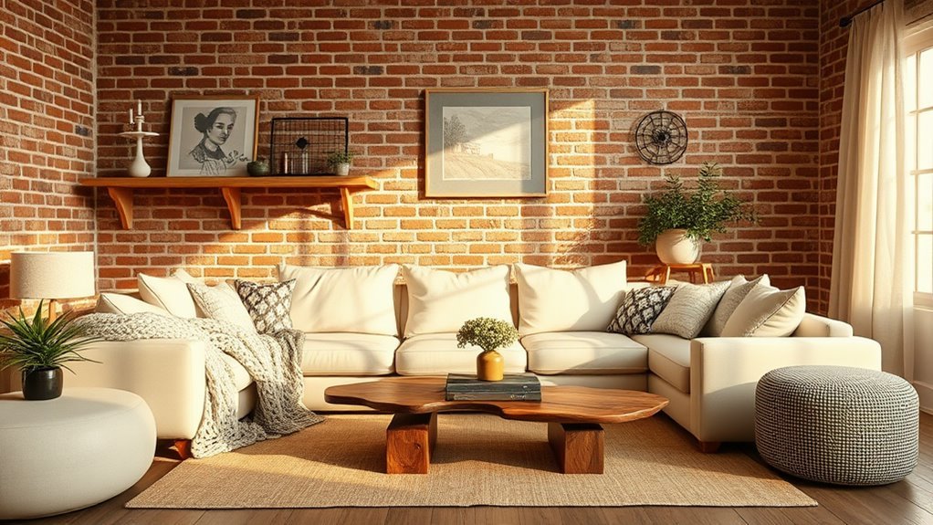 Why Choose Brick Walls for a Rustic and Chic Living Room? 30 Stylish Ideas