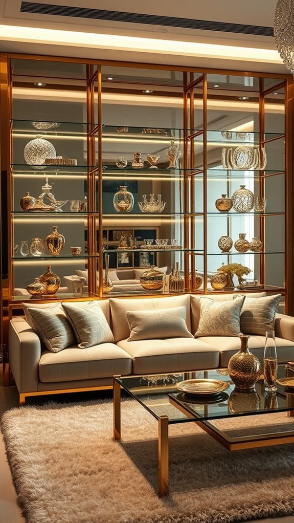 Gold and Silver Living Room Ideas for a Glamorous Look