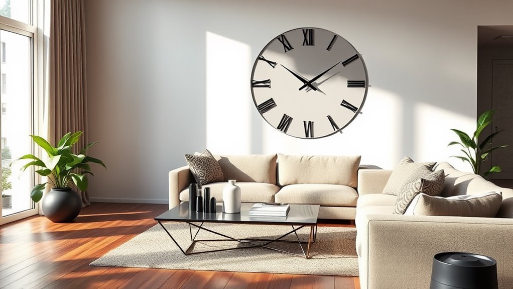 30 Stylish Clock Living Room Ideas to Enhance Your Interior