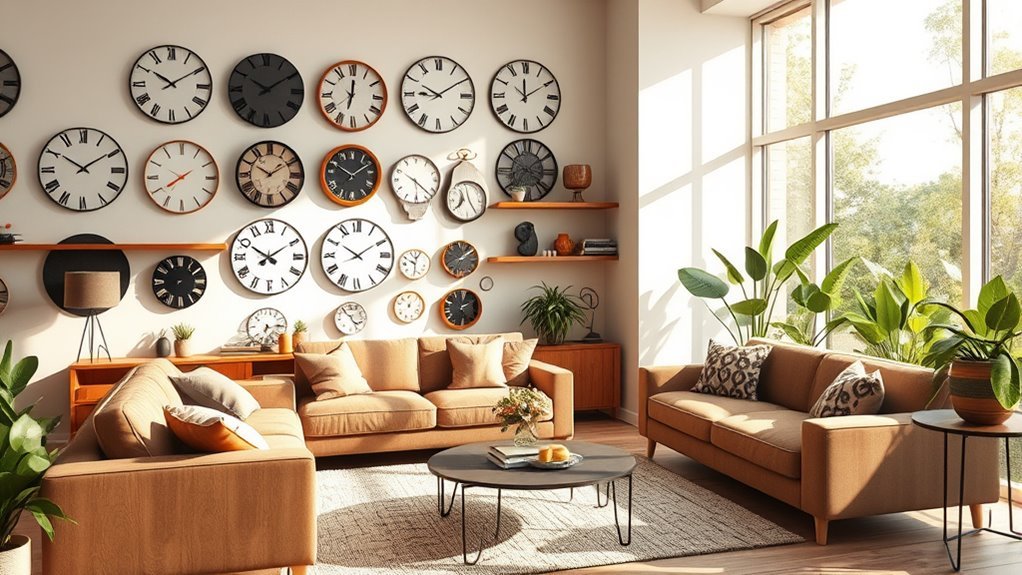 10 Stylish Clock Living Room Ideas to Enhance Your Interior