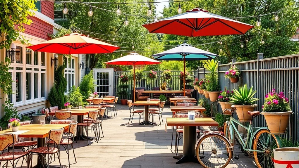 Designing Accessible Outdoor Cafe Seating: 20 Cafe Outdoor Seating Ideas
