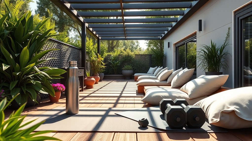 How to Create a Stylish Patio Gym?: 40 Ideas for Inspiration