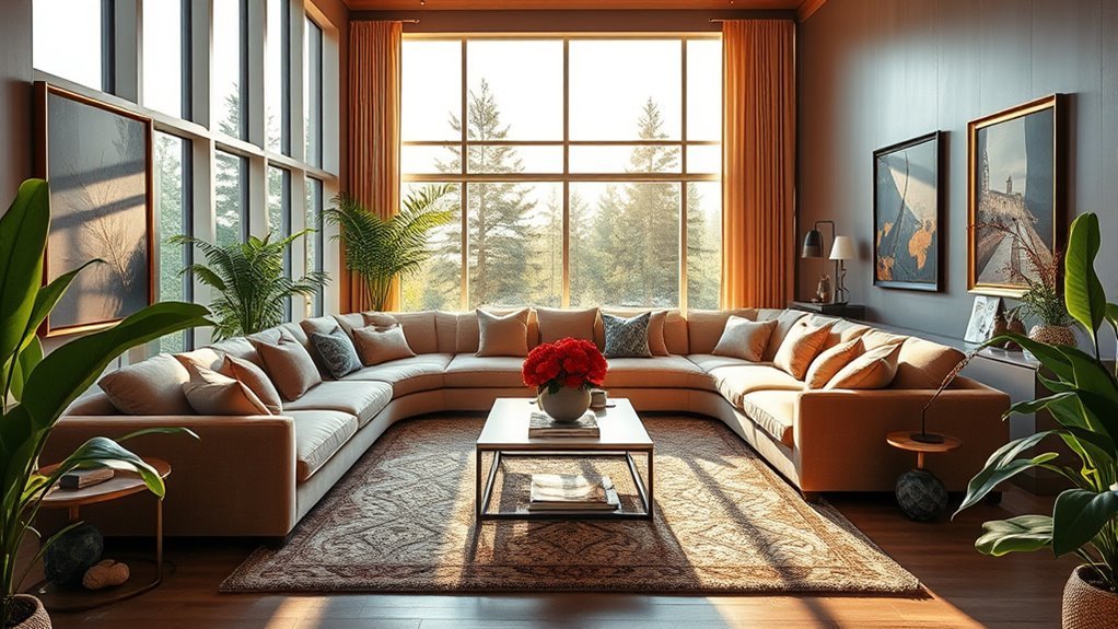 Sectional Living Room Designs for Maximum Comfort and Seating