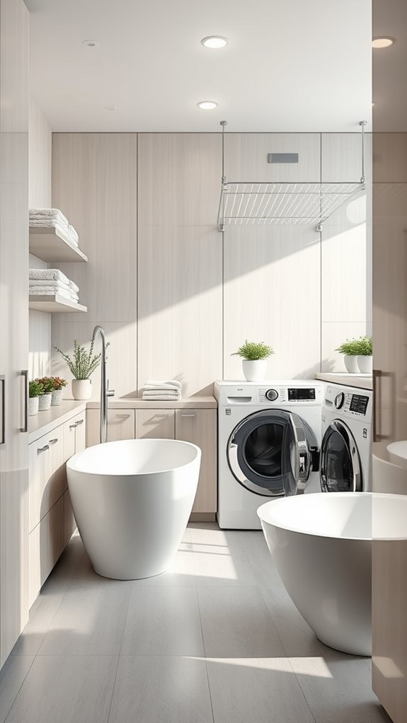Maximize Space: 30 Bathroom-Laundry Combo Ideas