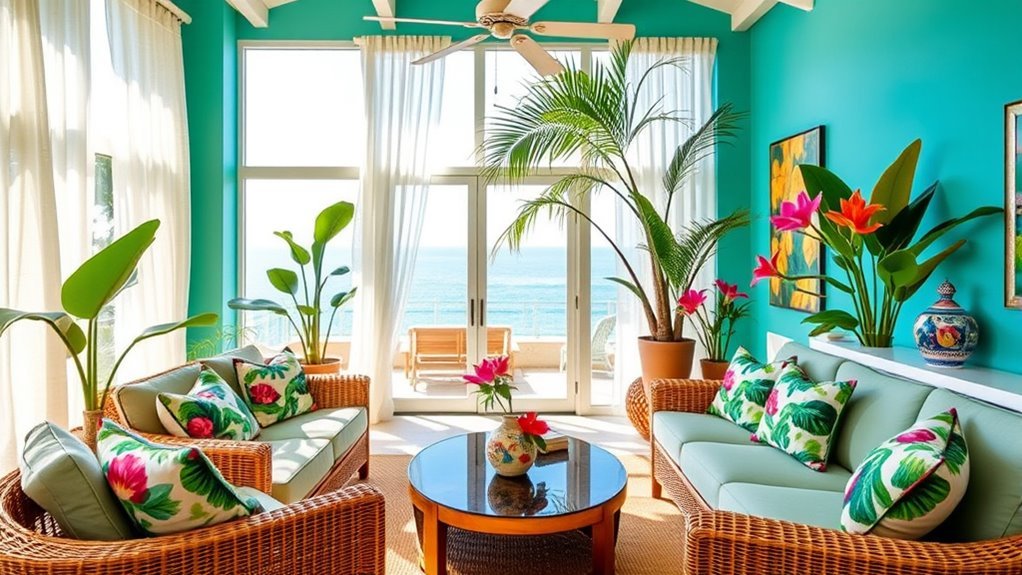 40 Caribbean Interior Design Ideas Tropical Bright Coastal Homes