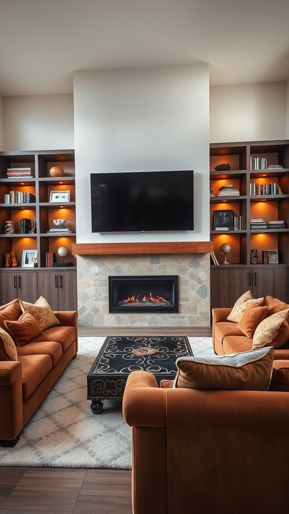 30 Big TV Living Room Ideas for an Ultimate Entertainment Experience